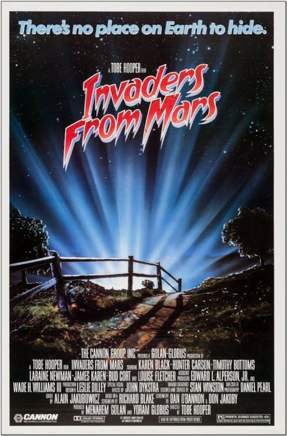 Invaders From Mars 1986 Movie Poster