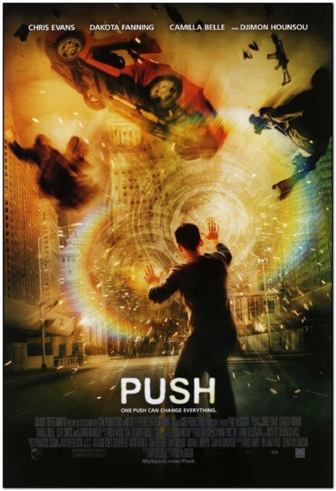 PUSH - 2009 - Original 1-sheet Movie Poster - 27 X 40 Inches - Chris ...