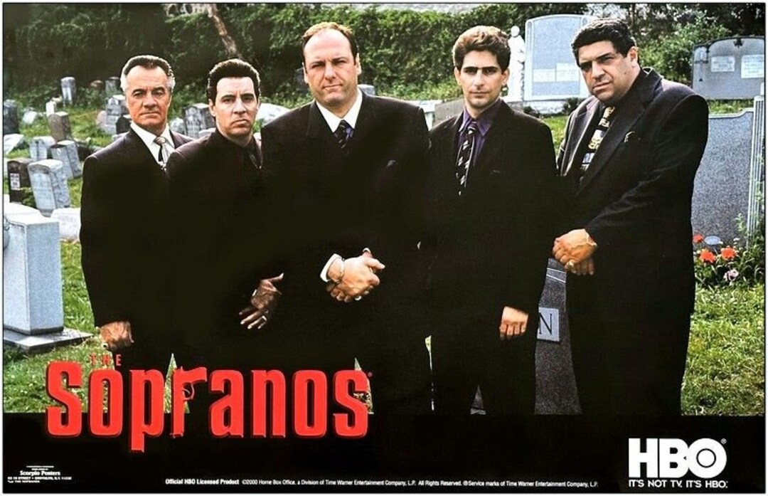 SOPRANOS - 2000 - Season 2 - Cemetery - HBO - 34x22 Commercial Poster ...