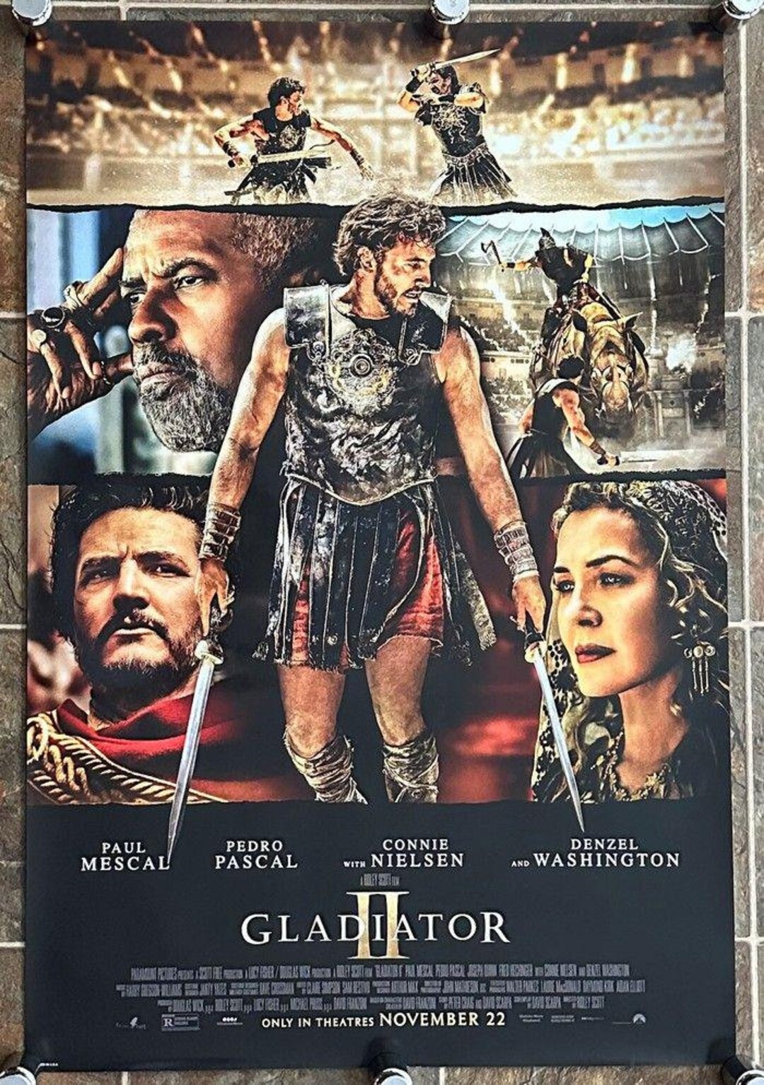 GLADIATOR 2 - 2024 - Original 27x40 Final Style Movie Poster - DENZEL ...