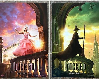 WICKED - 2024 - Original 27x40 Movie Poster - Final Style With Credits ...