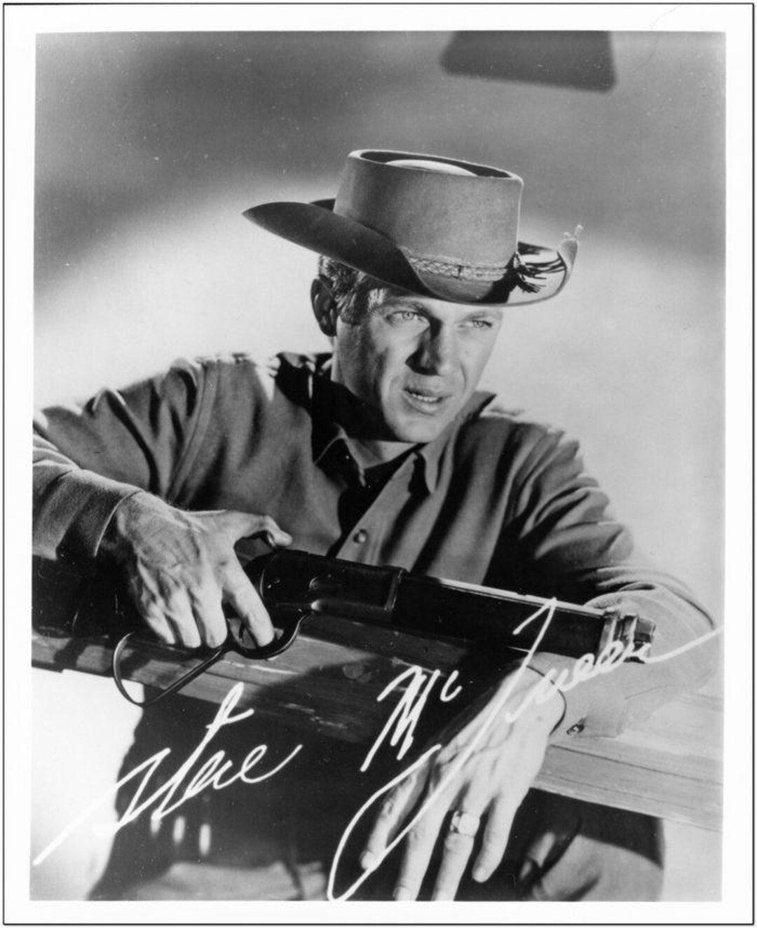 STEVE MCQUEEN 8x10 Glossy Still Photo Reproduction From Tvs Wanted ...