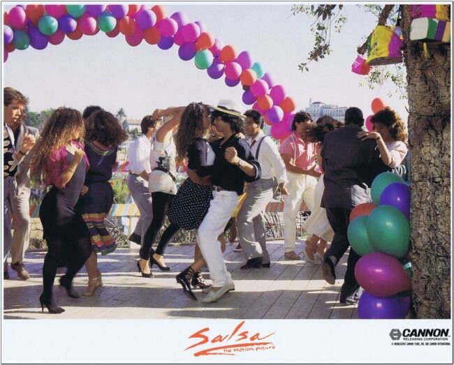 SALSA - 1988 - US Lobby Card Set of 8 Cards - Each Card Measures 11 X ...