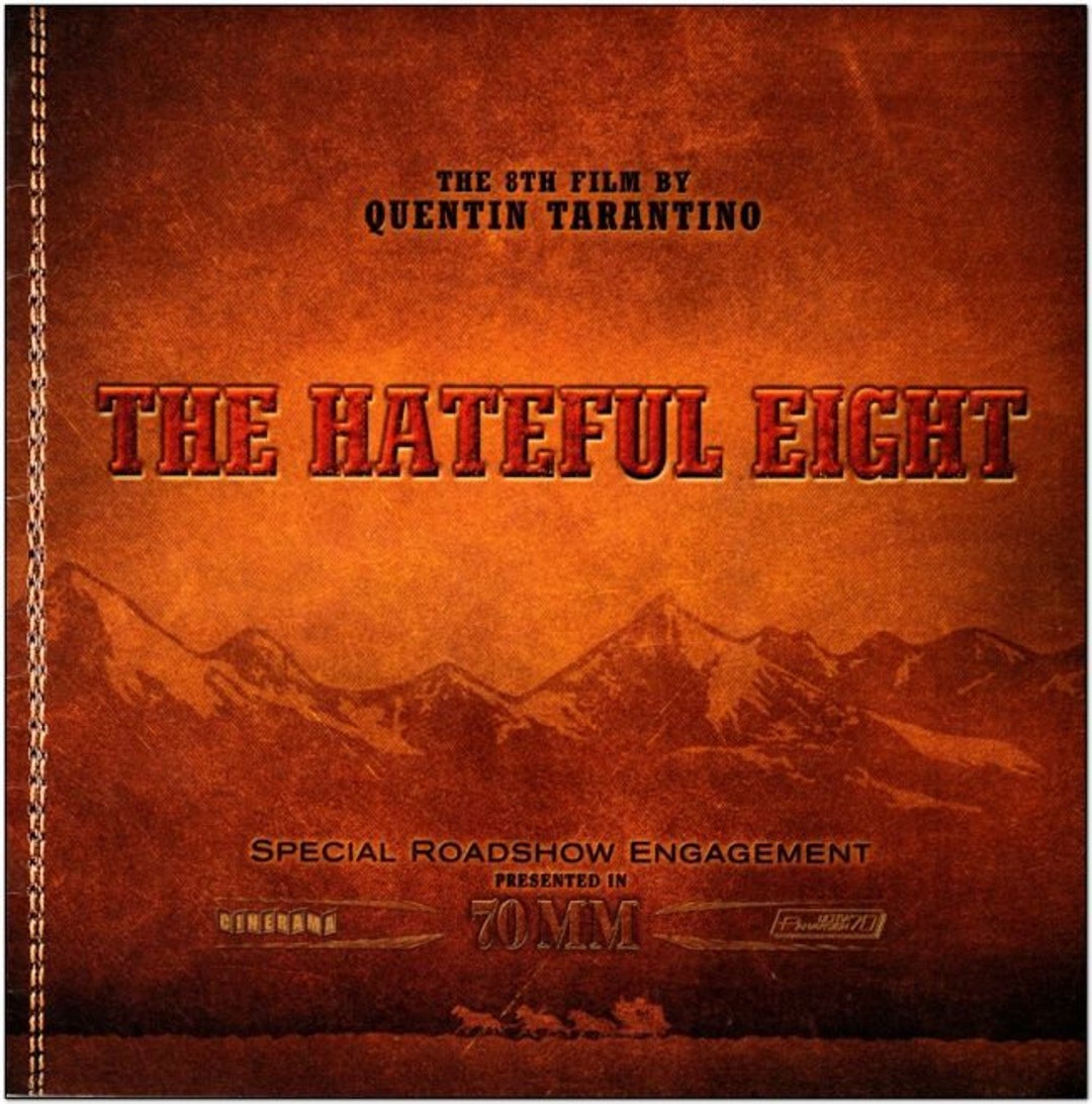 HATEFUL EIGHT - 2015 - Quentin TARANTINO! Special 70MM Roadshow Program ...