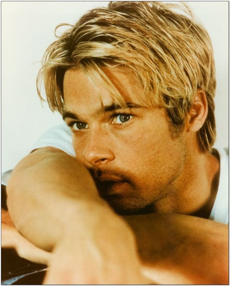 BRAD PITT - 8x10 Color Glossy Still Photo #11 - Reproduction - Etsy