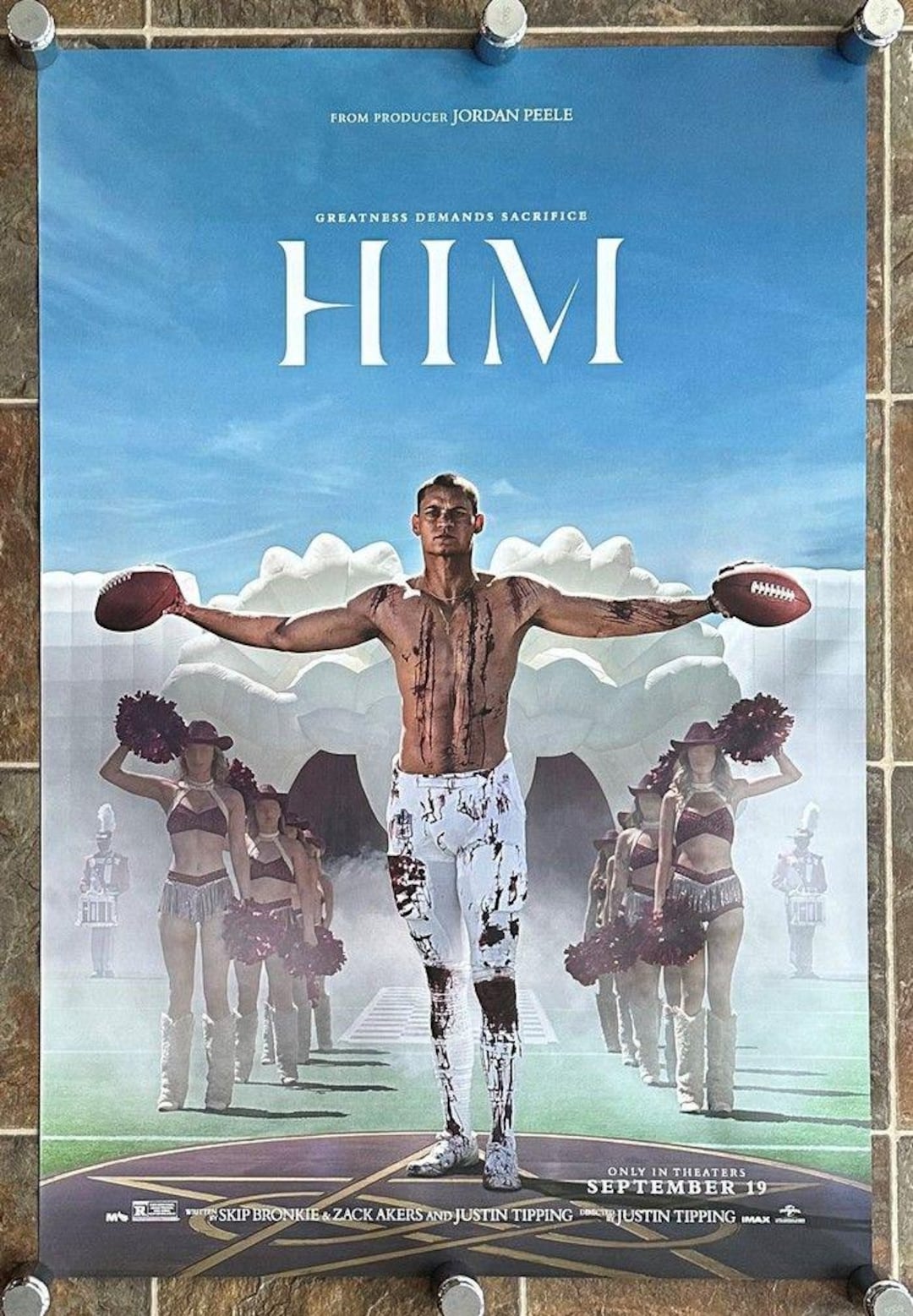 HIM - 2025 - Original 27x40 Advance MOVIE POSTER - Jordan Peele Film ...