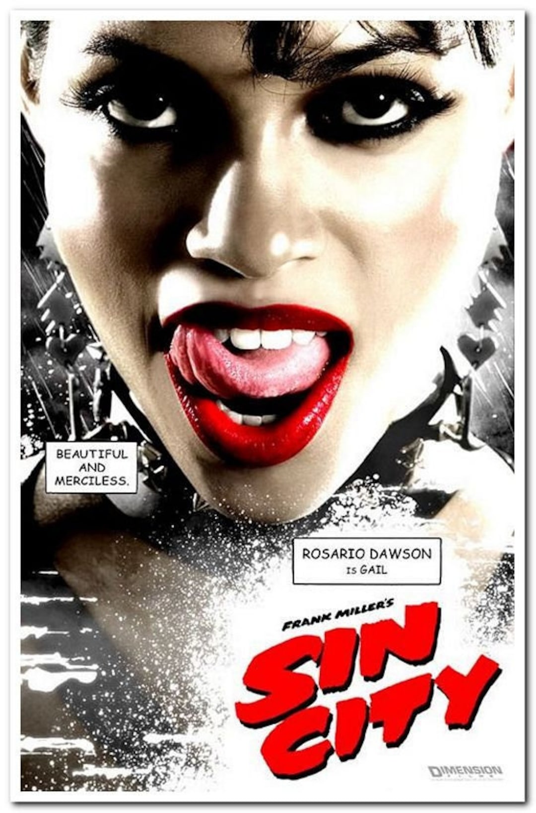 SIN CITY - 2005 - Original 2-sided 27x40 Movie Poster - Advance Style ...