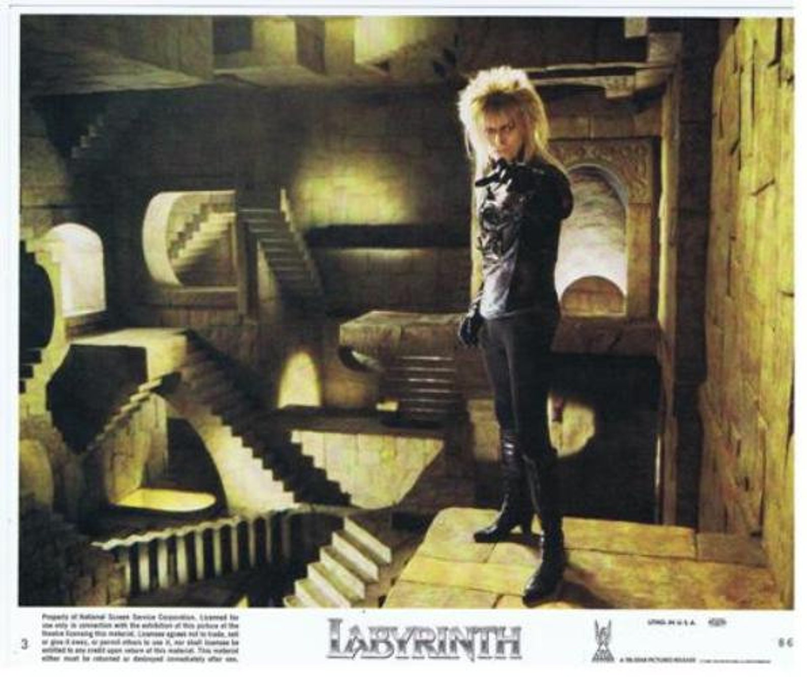 LABYRINTH 1986 US Mini Lobby Card Set of 8 Cards David | Etsy