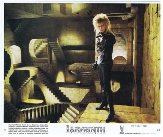 LABYRINTH 1986 US Mini Lobby Card Set of 8 Cards David | Etsy