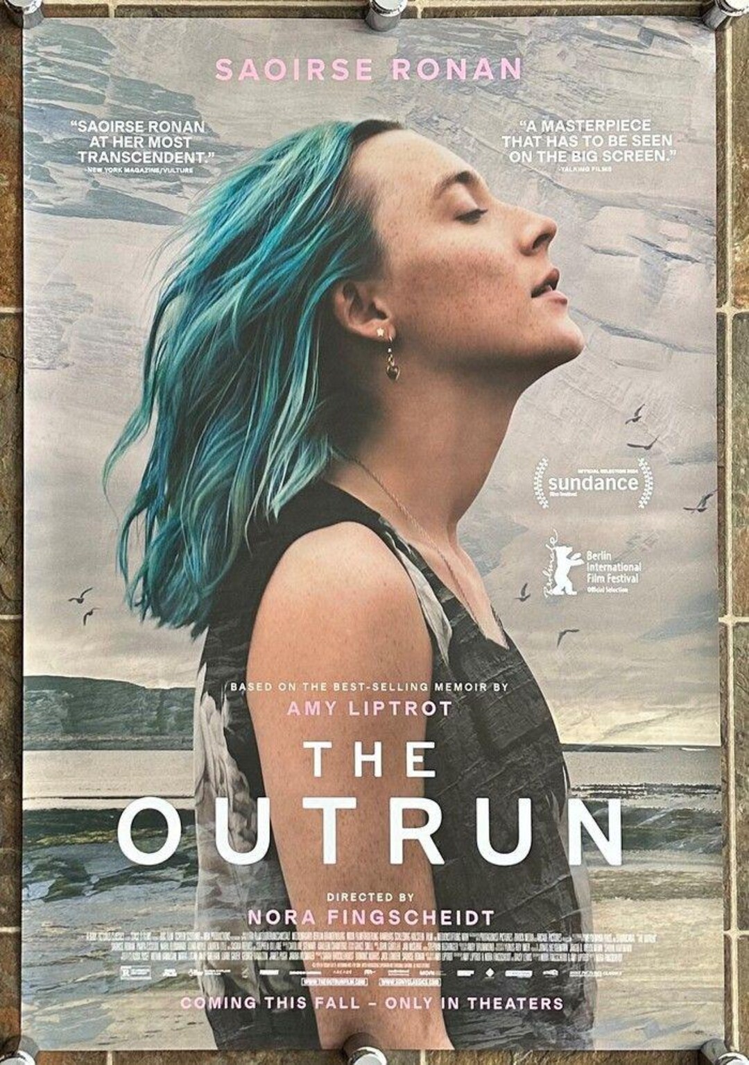 OUTRUN - 2024 - Original 27x40 Final Movie Poster - Stars SAOIRSE RONAN ...