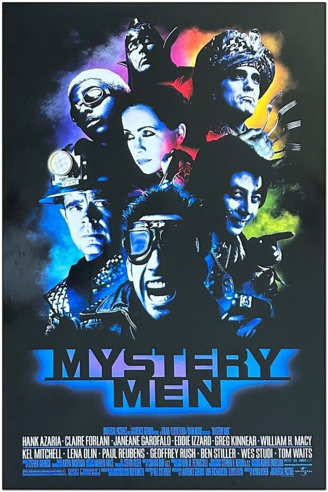 MYSTERY MEN - 1999 - Original 27x40 Movie Poster- Final Style - Hank ...
