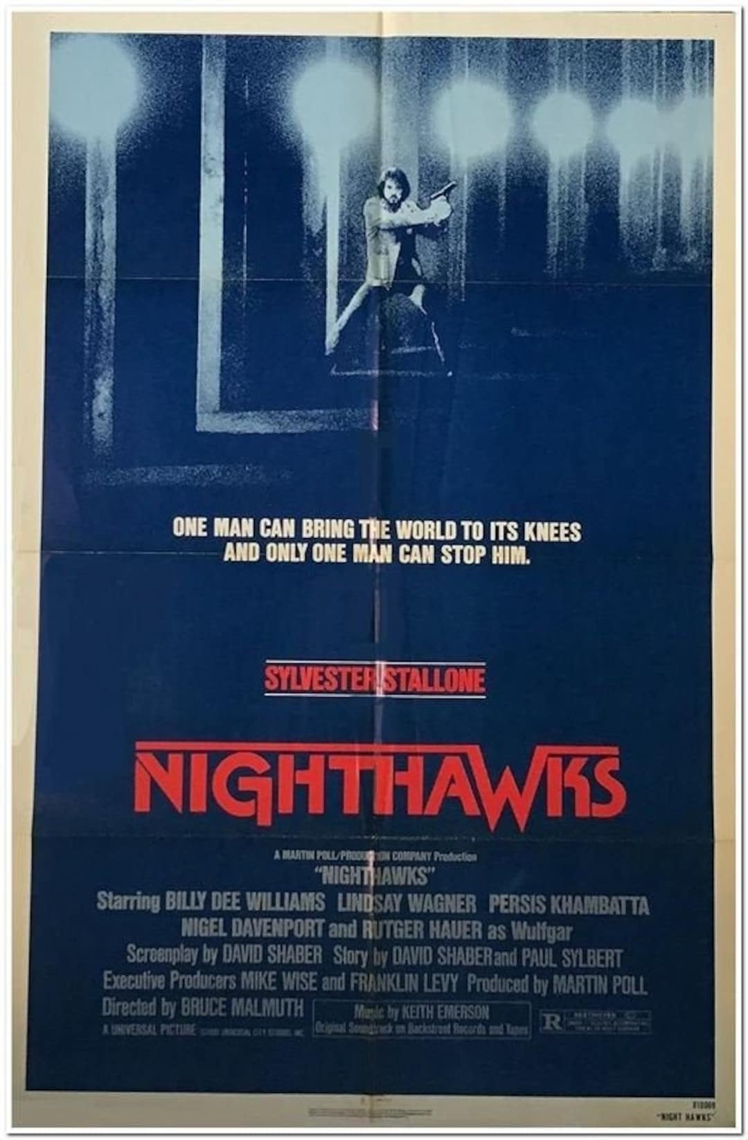 NIGHTHAWKS - 1981 - Original 27x41 Movie Poster - Style A - SYLVESTER ...