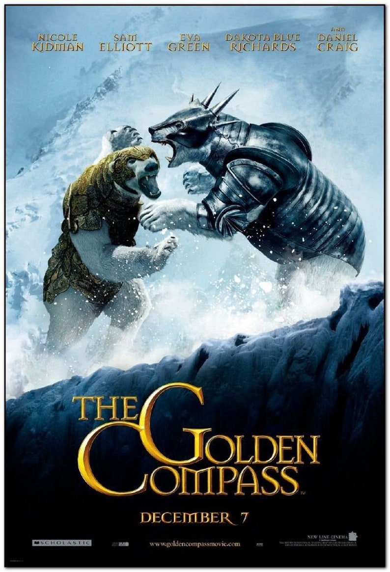 GOLDEN COMPASS - 2007 - Original 27x40 Movie Poster - Advance Style B ...