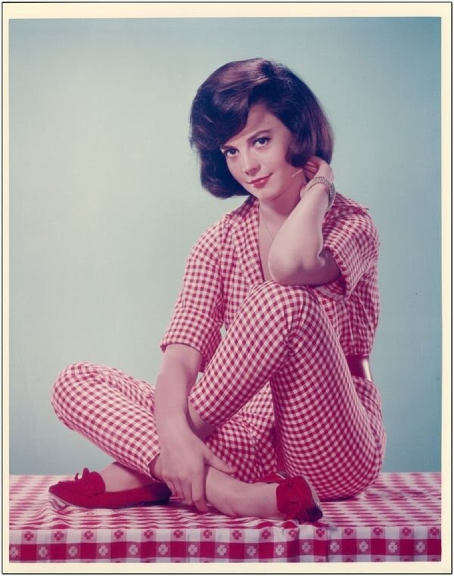 NATALIE WOOD 8x10 Color Glossy Still Photo Red Checkered - Etsy