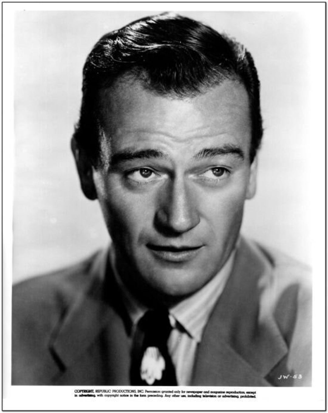 JOHN WAYNE Original 8x10 Glossy Still PORTRAIT Photo 2 Republic ...