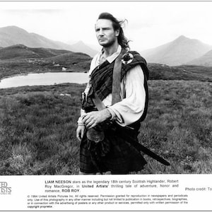 LIAM NEESON - 2 Original 8x10 Glossy Still Photos From Rob Roy - 1995 ...