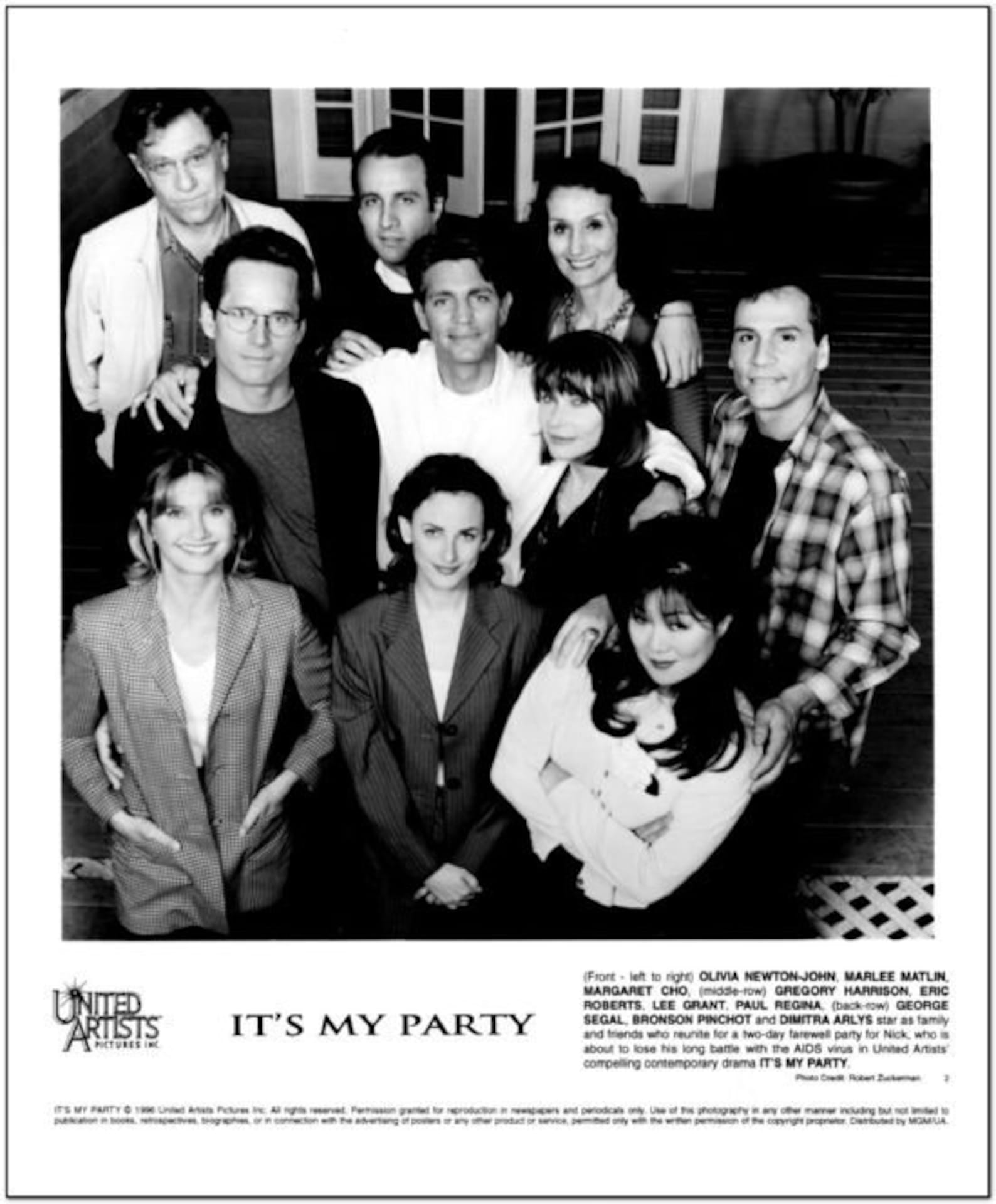 IT'S MY PARTY - 1996 - Original Press Kit - Includes 9 Photos - Eric ...