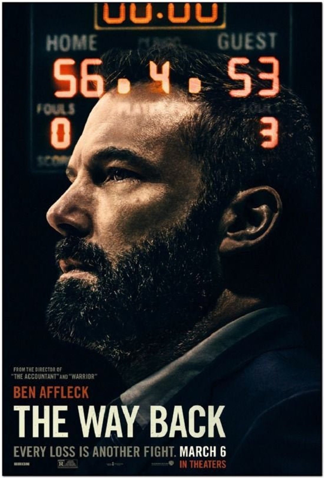 WAY BACK - 2020 - Original 27x40 Movie Poster - Advance Style - Ben ...