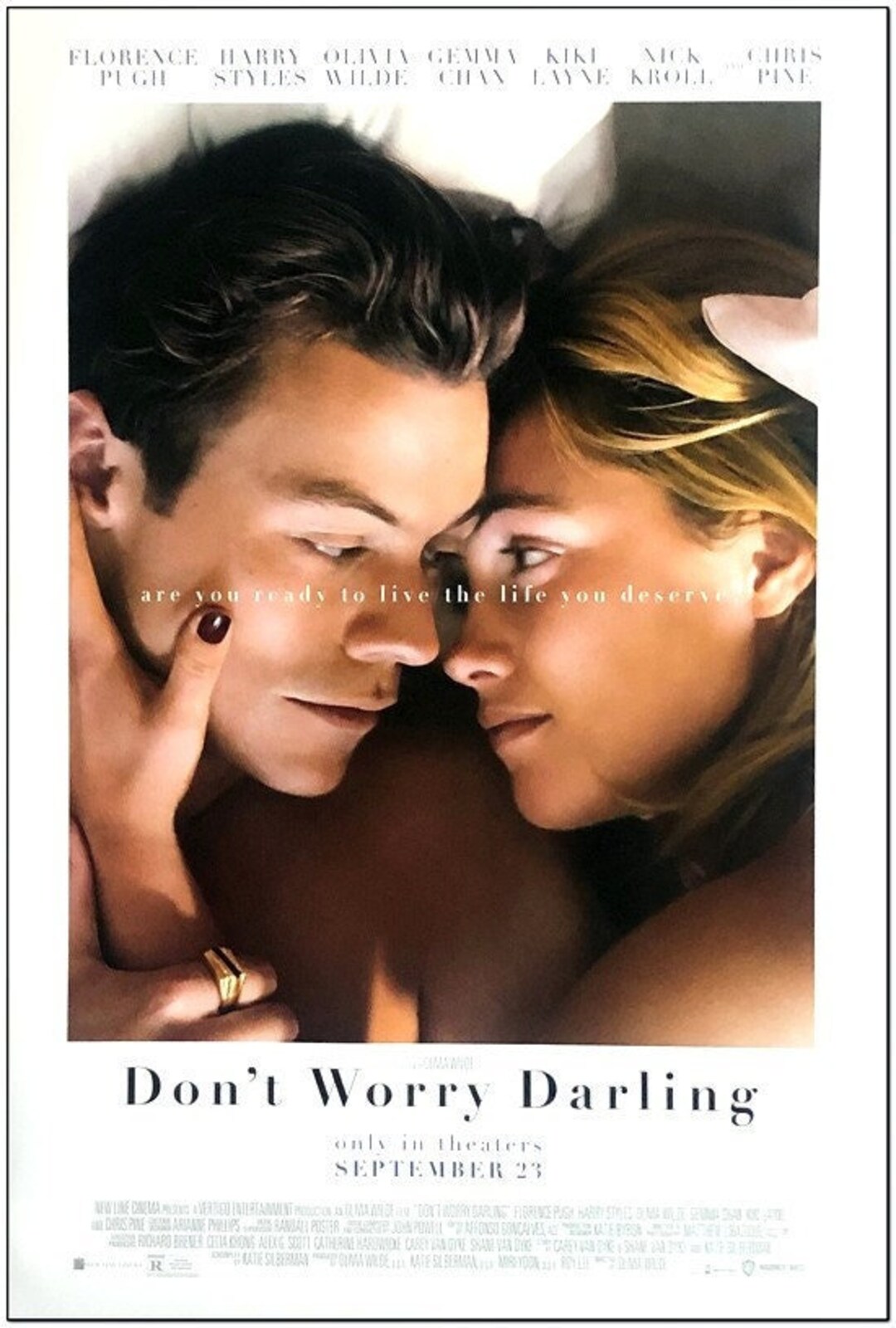 Don't Worry Darling - HARRY STYLES - 2022 - Original 27X40 Movie Poster ...