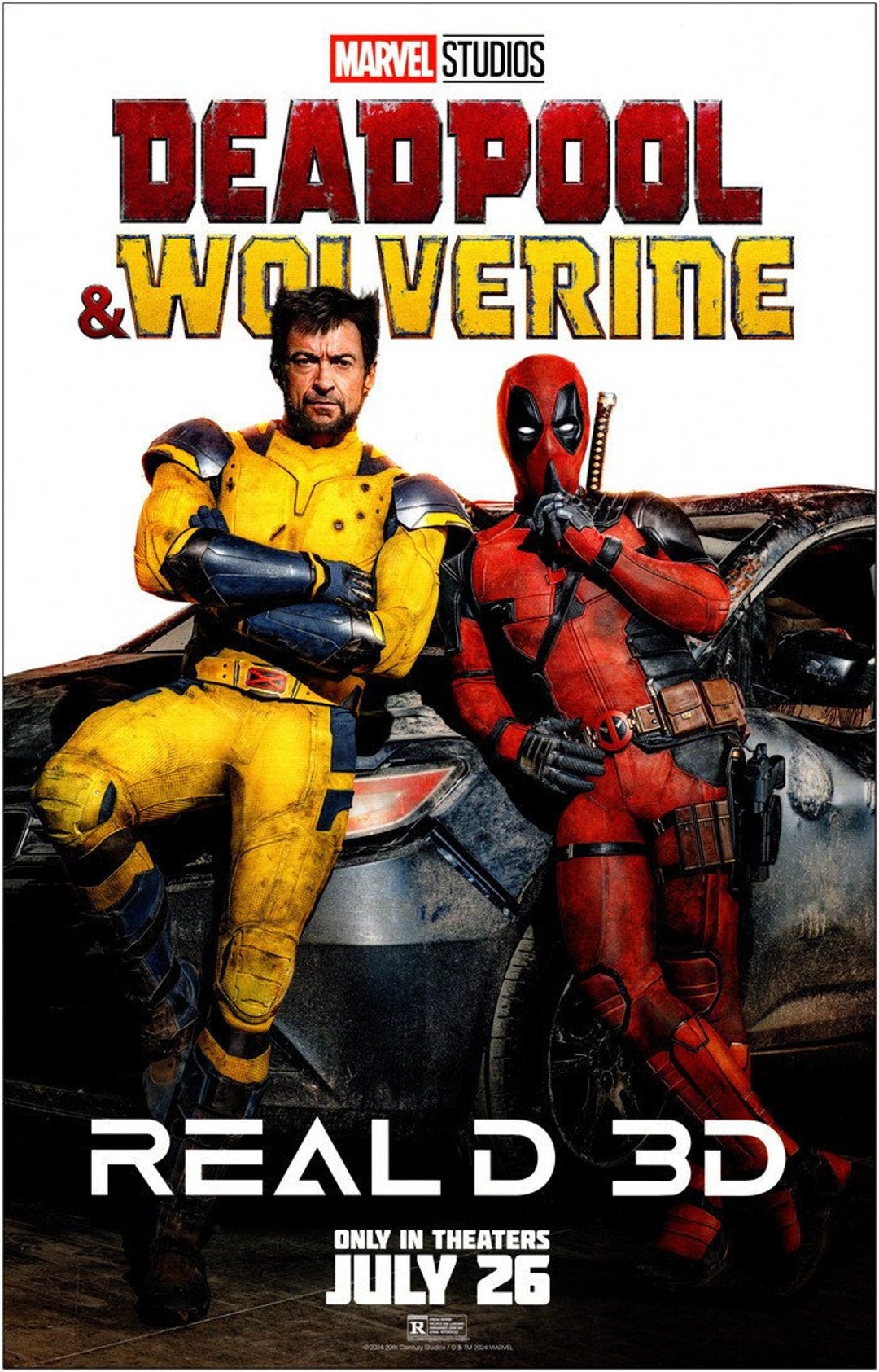 DEADPOOL & WOLVERINE 2024 Original Mini Movie Poster 11 X 17 Inches ...