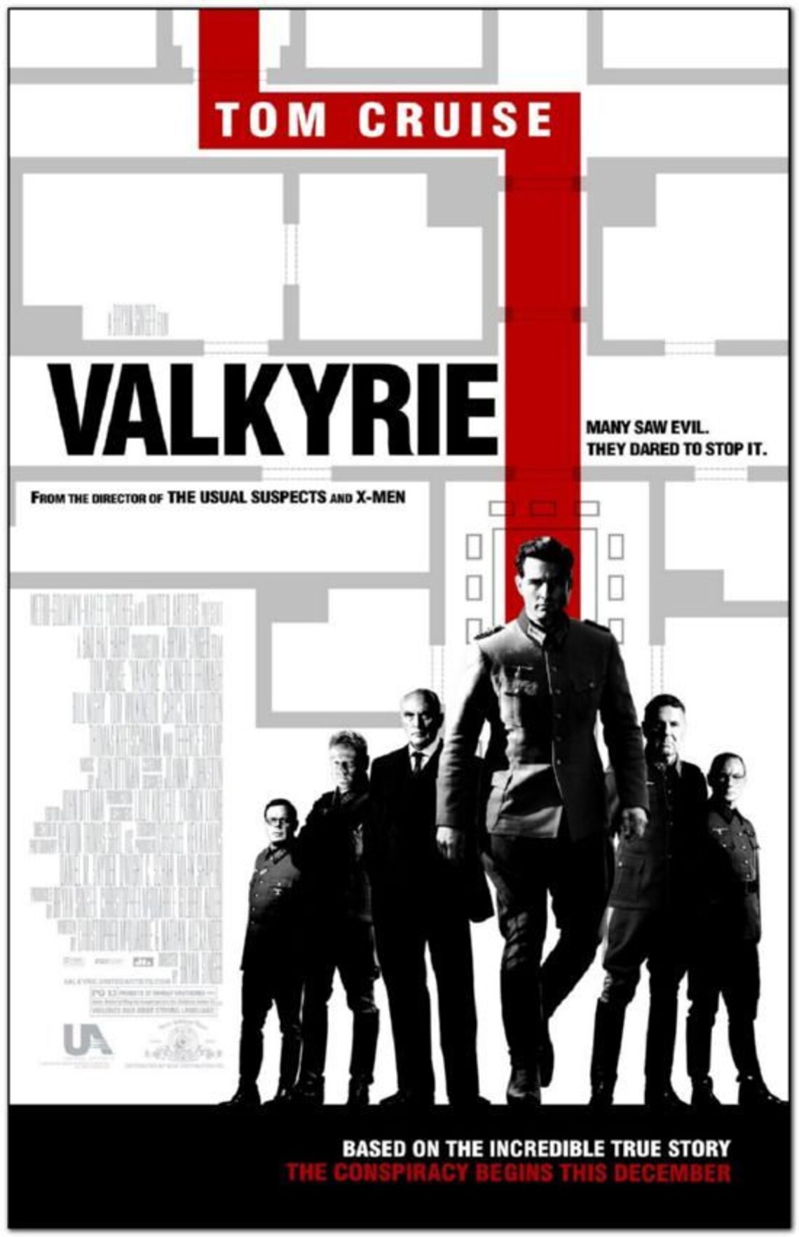 VALKYRIE 2008 Original 27x40 Movie Poster Final Style - Etsy