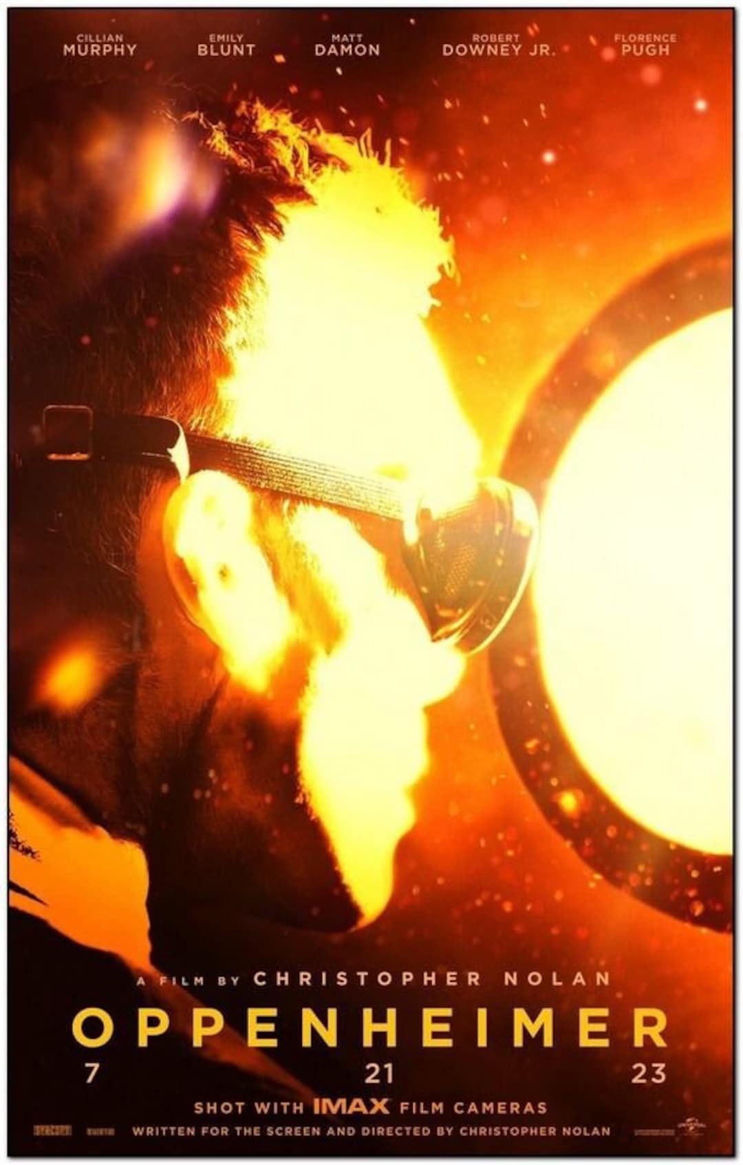 OPPENHEIMER 2023 Original 27X40 Movie Poster Advance Style b CILLIAN ...