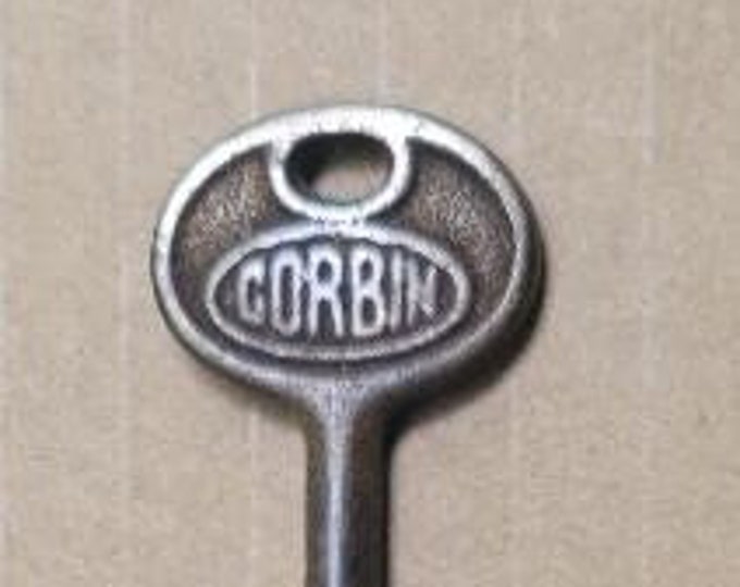 Vintage Solid Barrel Corbin Skeleton Key - Etsy