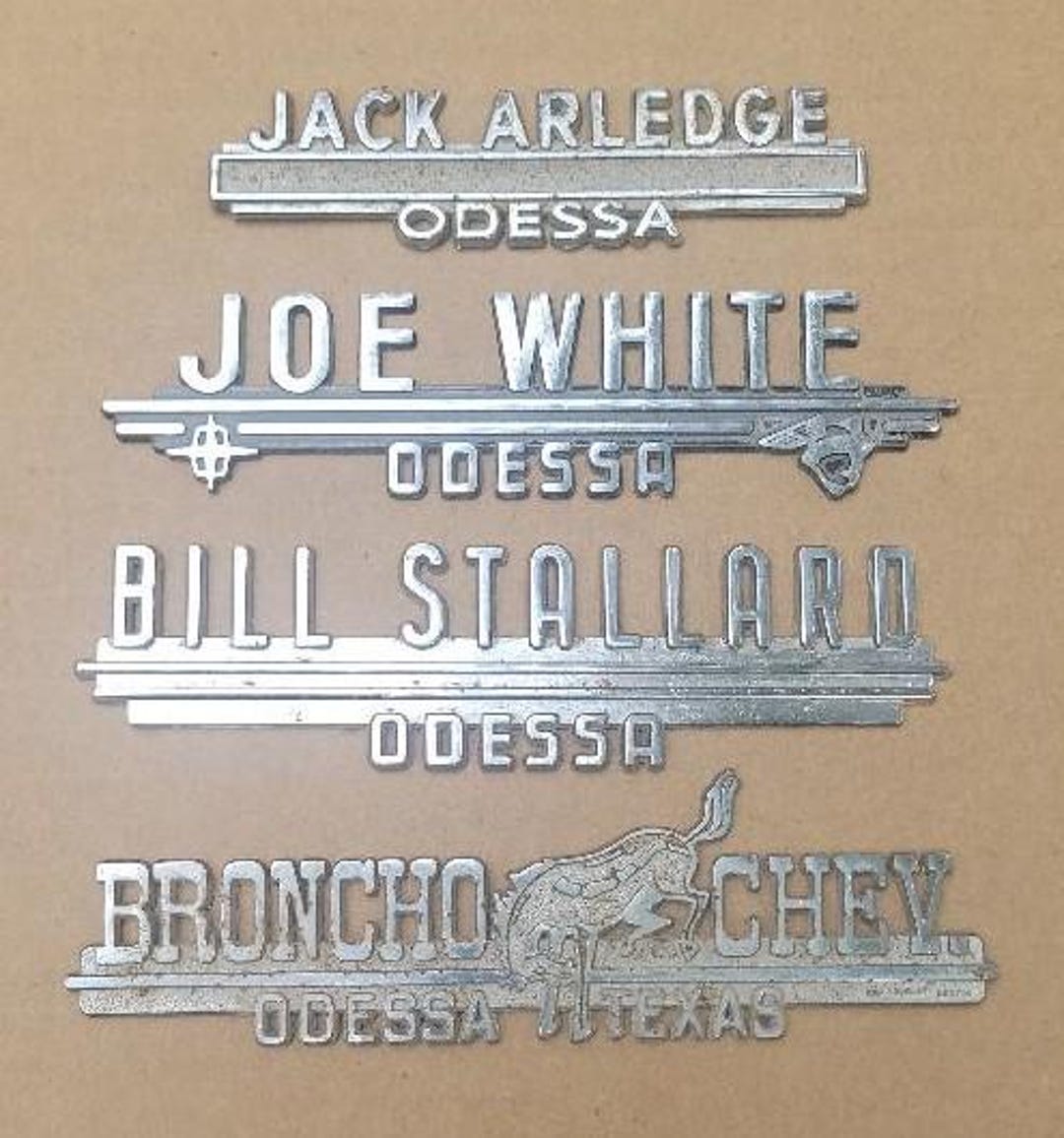 Lot of 4 Vintage Auto Dealership Emblems - Etsy