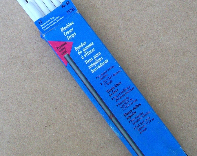 10 Pieces Machine Eraser Strips Premium White Vinyl No. 88 - Etsy