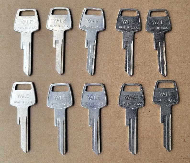 Lot of 10 Vintage Eaton Yale & Towne Key Blanks - Etsy