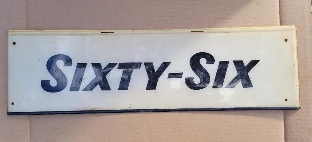 Sixty-six Sign Phillips 66 Gas Pump Plastic Panel - Etsy