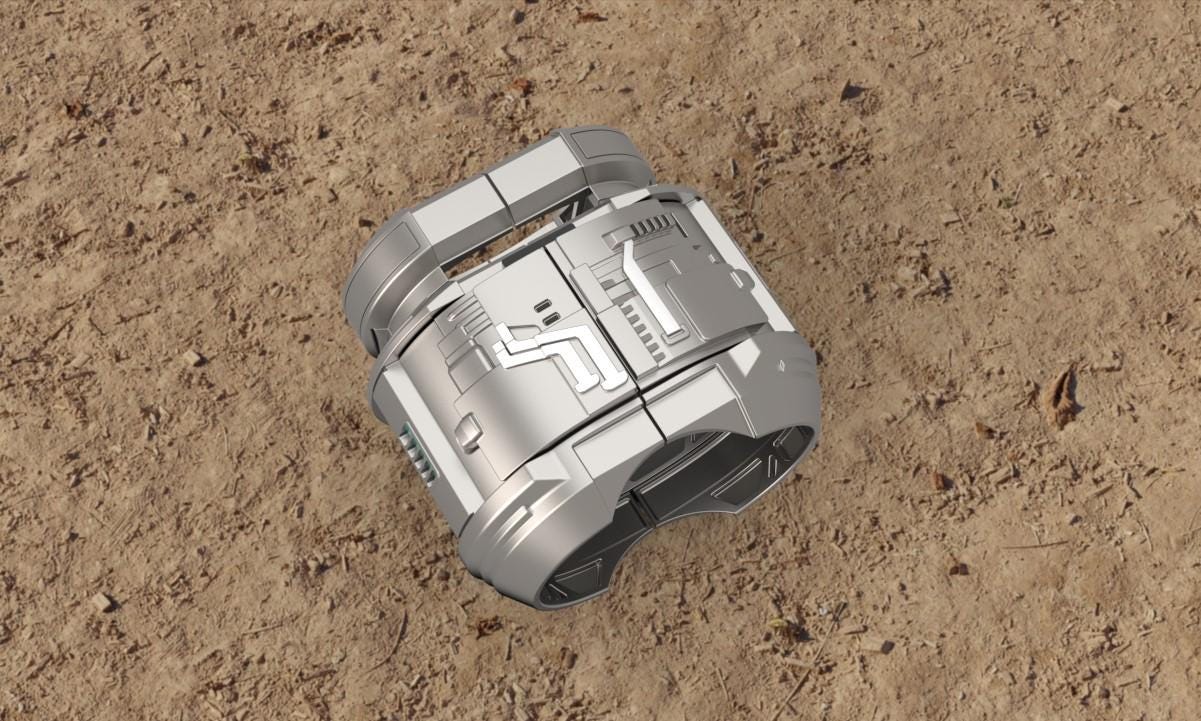 Cowboy and Aliens Wrist Bracelet | 3D MODEL / 3D PRINT | Prop Costume ...