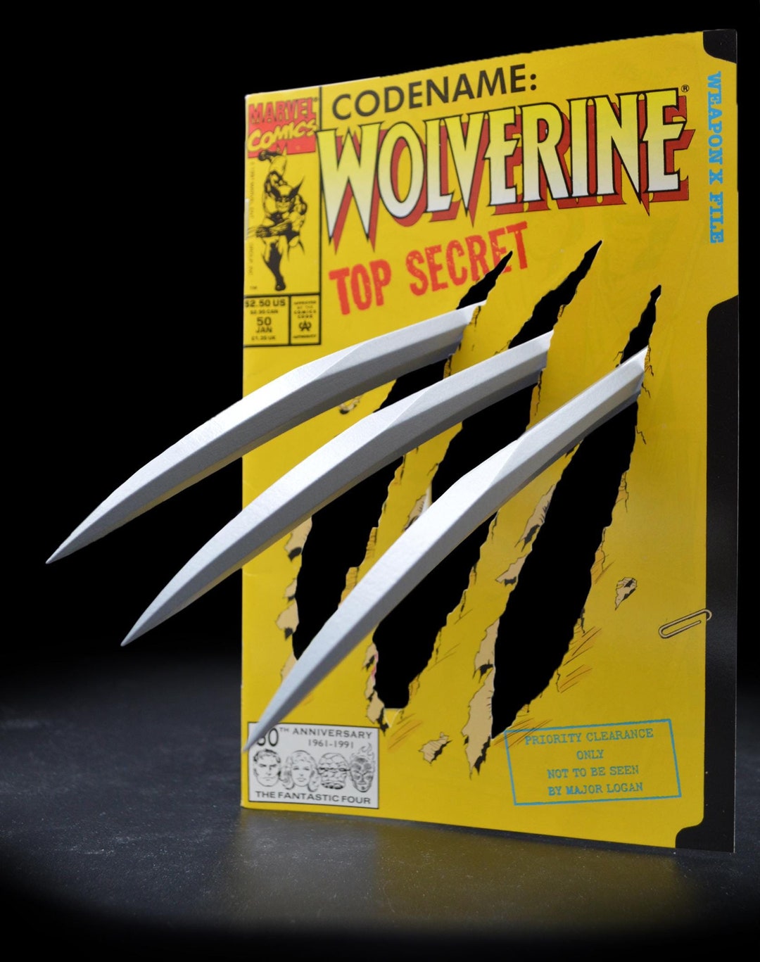 Logan Wolverine Claws - 3D PRINT STL Files Accurate Inspired - Deadpool ...