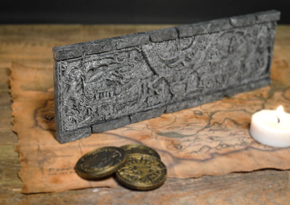 Skyrim Replica Alduin Wall Sculpture Miniature | Elder Scrolls V Skyrim ...