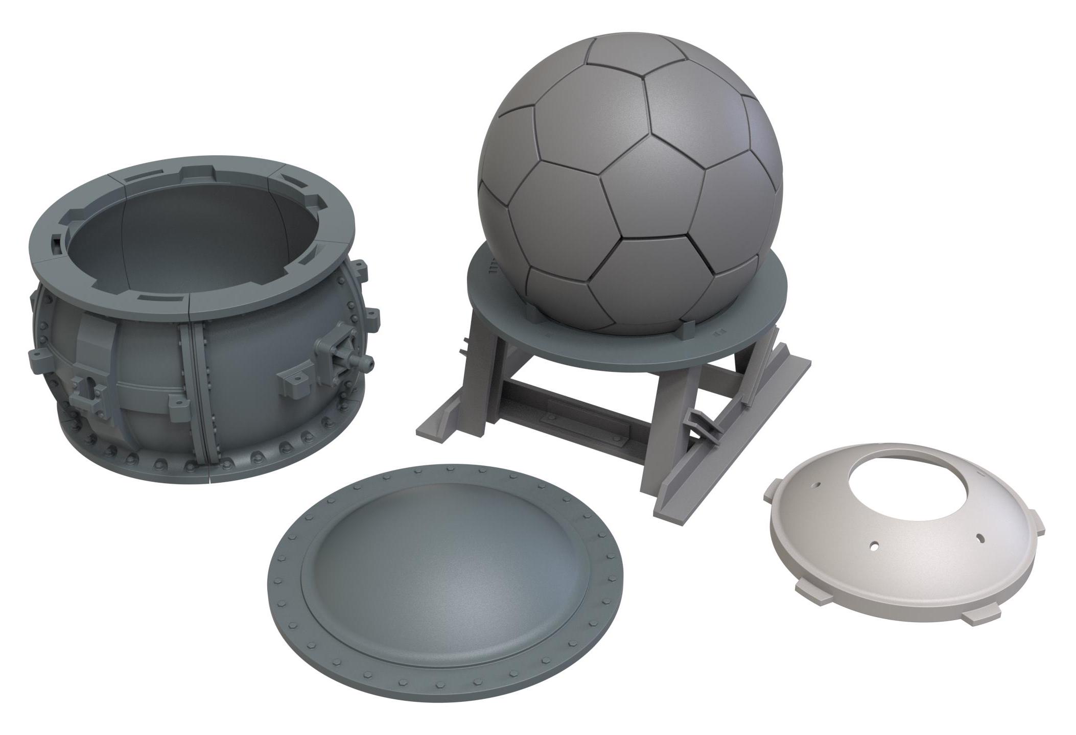 3D PRINT Oppenheimer - Trinity Gadget | DIGITAL File STL - 3D Model ...