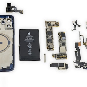 IPhone 12 Teardown Art - Digital Template - Apple - iPhone - Framed ...