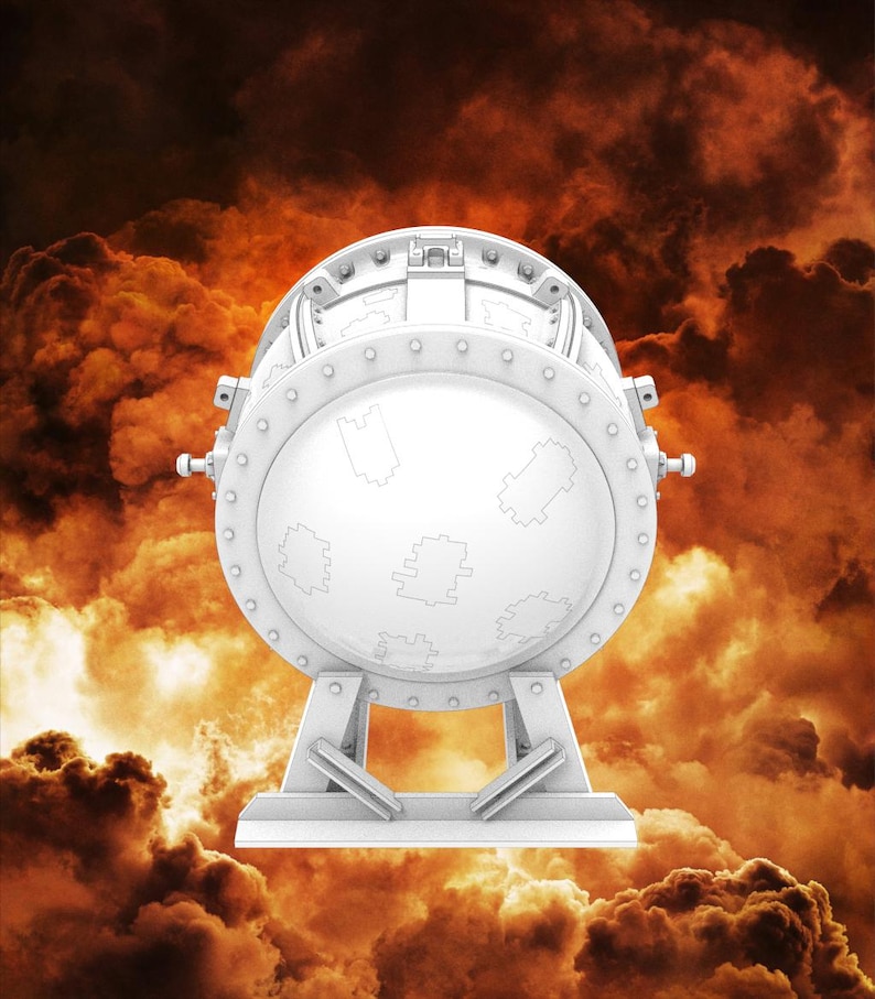 3D PRINT Oppenheimer - Trinity Gadget | DIGITAL File STL - 3D Model ...