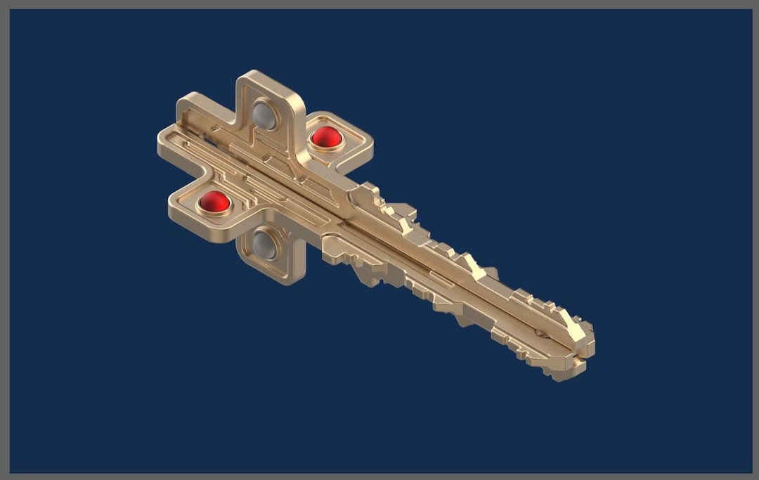 AI Cruciform Key | DIGITAL File STL - Entity 3D Print - Mission ...
