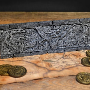 Skyrim Replica Alduin Wall Sculpture Miniature | Elder Scrolls V Skyrim ...