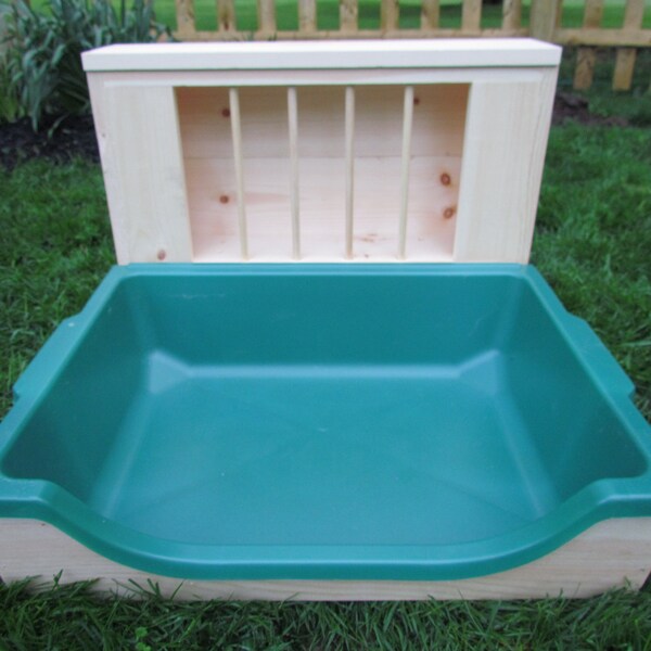 Rabbit Litter Box Hay Feeder - Etsy