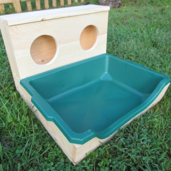 Rabbit Litter Box Hay Feeder - Etsy