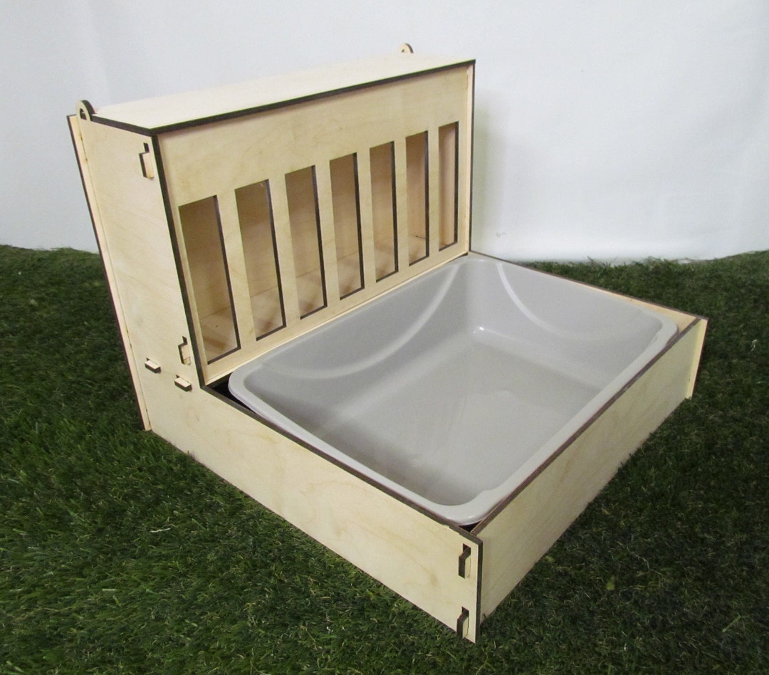 Small - Hop Box 2.0 Bunny Hay Feeder and Litter Pan Combo - Etsy