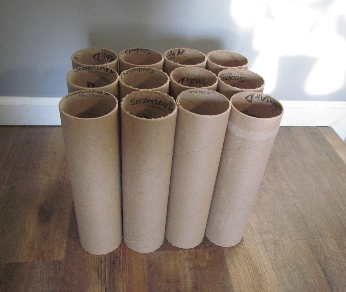 Cardboard Craft Tubes - Choose Your Amount - Thick Sturdy Multi Use ...