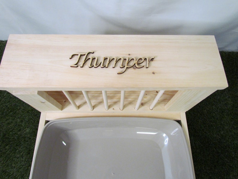 Large Hop Box: Rabbit Bunny Hay Feeder and Litter Pan Combo - Etsy