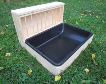 Large EZ Entry 2.0 Hop Box: Rabbit Bunny Easy Entry Hay Feeder and ...