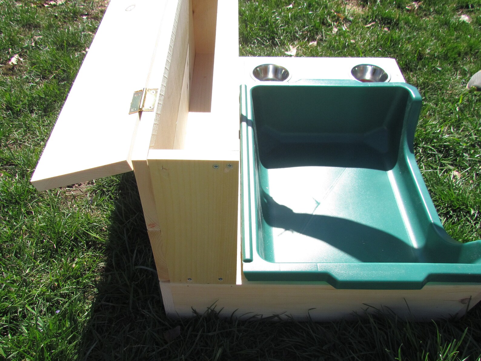 Large EZ Entry W/ Side Bowls Hop Box: Rabbit Bunny Hay - Etsy