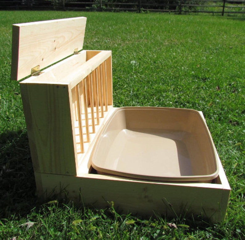 Large Hop Box: Rabbit Bunny Hay Feeder and Litter Pan Combo - Etsy