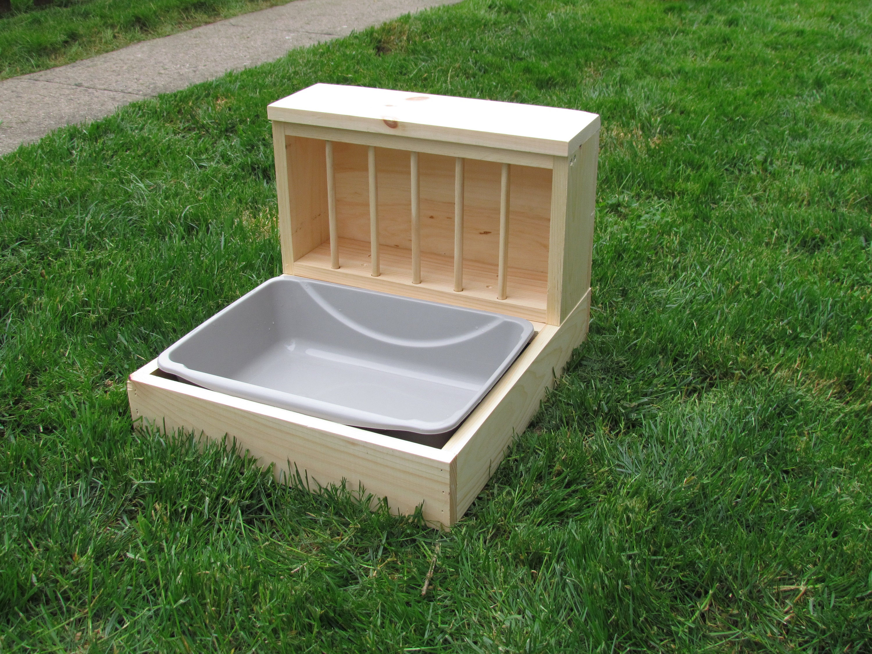 Small Hop Box: Rabbit Bunny Hay Feeder and Litter Pan Combo - Etsy