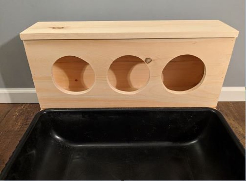 XL 1.0 Circle/heart Hop Box: Rabbit Bunny Hay Feeder and - Etsy