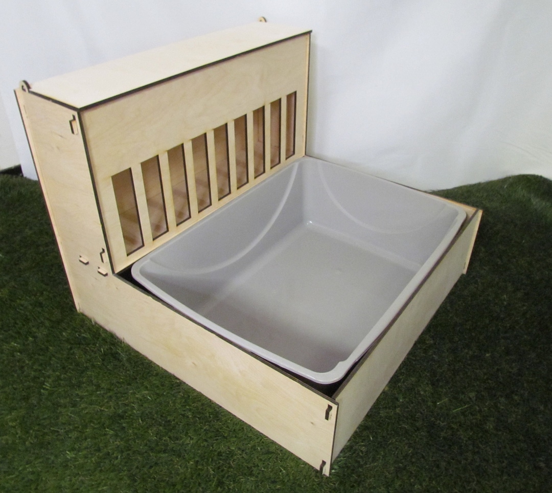 Large - Hop Box 2.0 Bunny Hay Feeder and Litter Pan Combo - Etsy